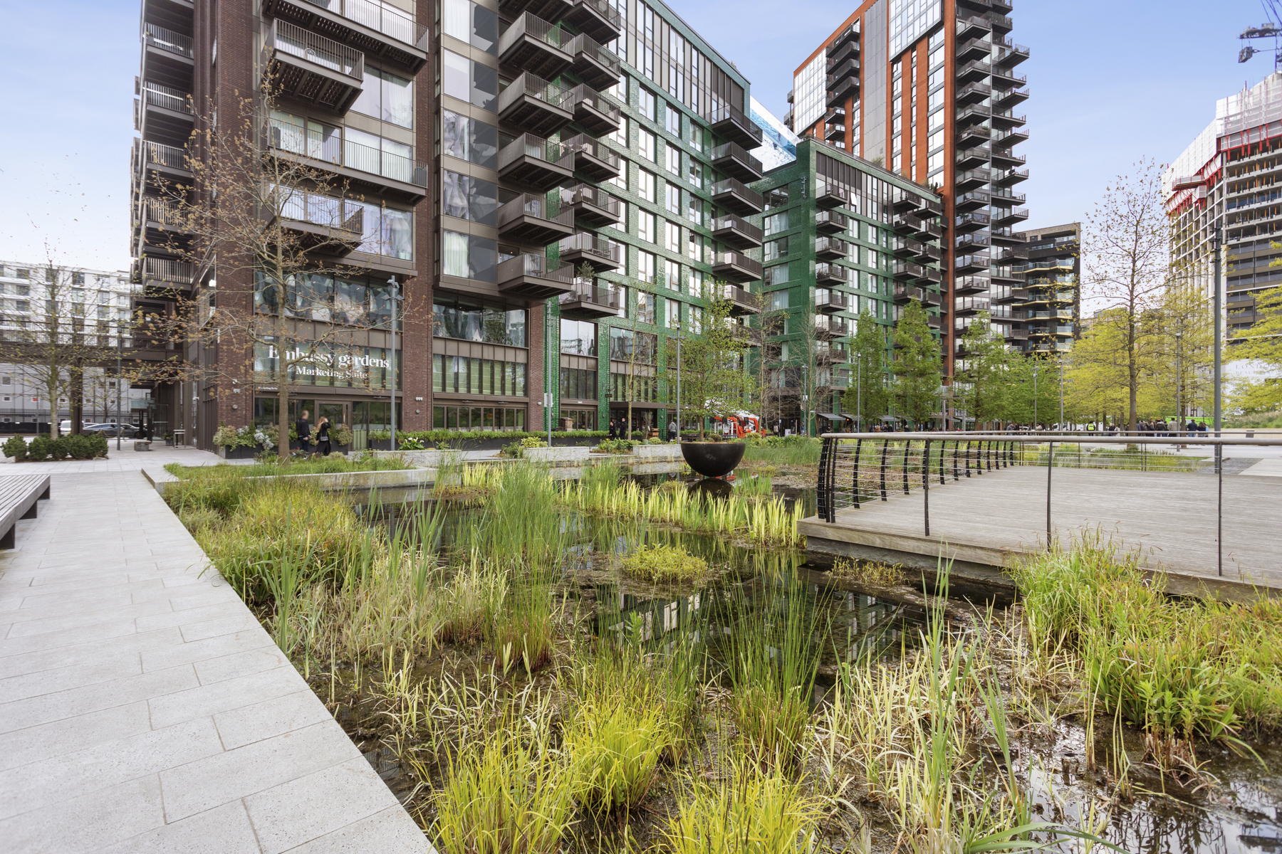 Embassy Gardens development, Nine Elms, London SW11